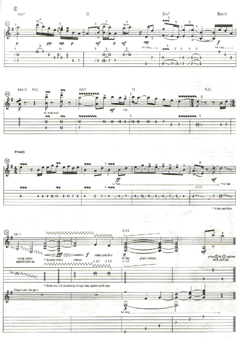 Tender Surrender调六线吉他谱-虫虫吉他谱免费下载