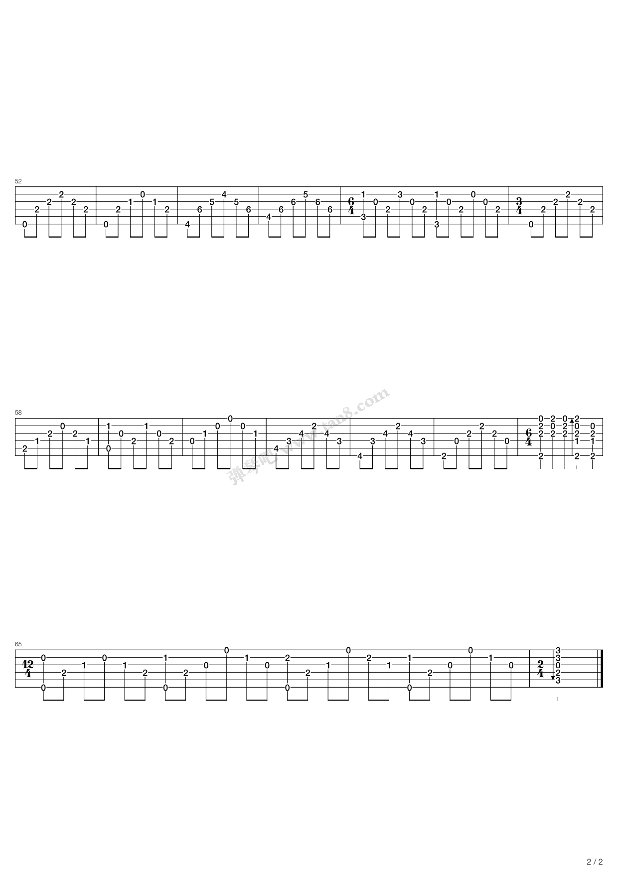 《What A Wonderful World弹唱》,Fret?Killer（六线谱 调六线吉他谱-虫虫吉他谱免费下载