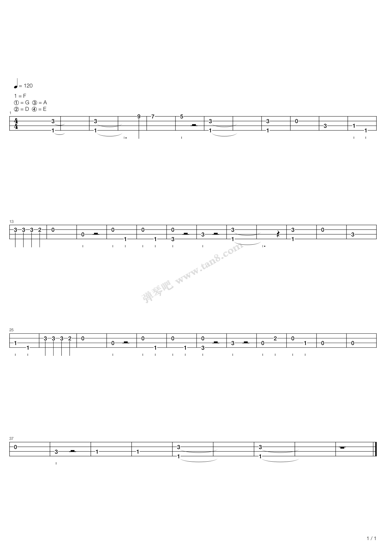 《Nevermore》,Queen（六线谱 调六线吉他谱-虫虫吉他谱免费下载