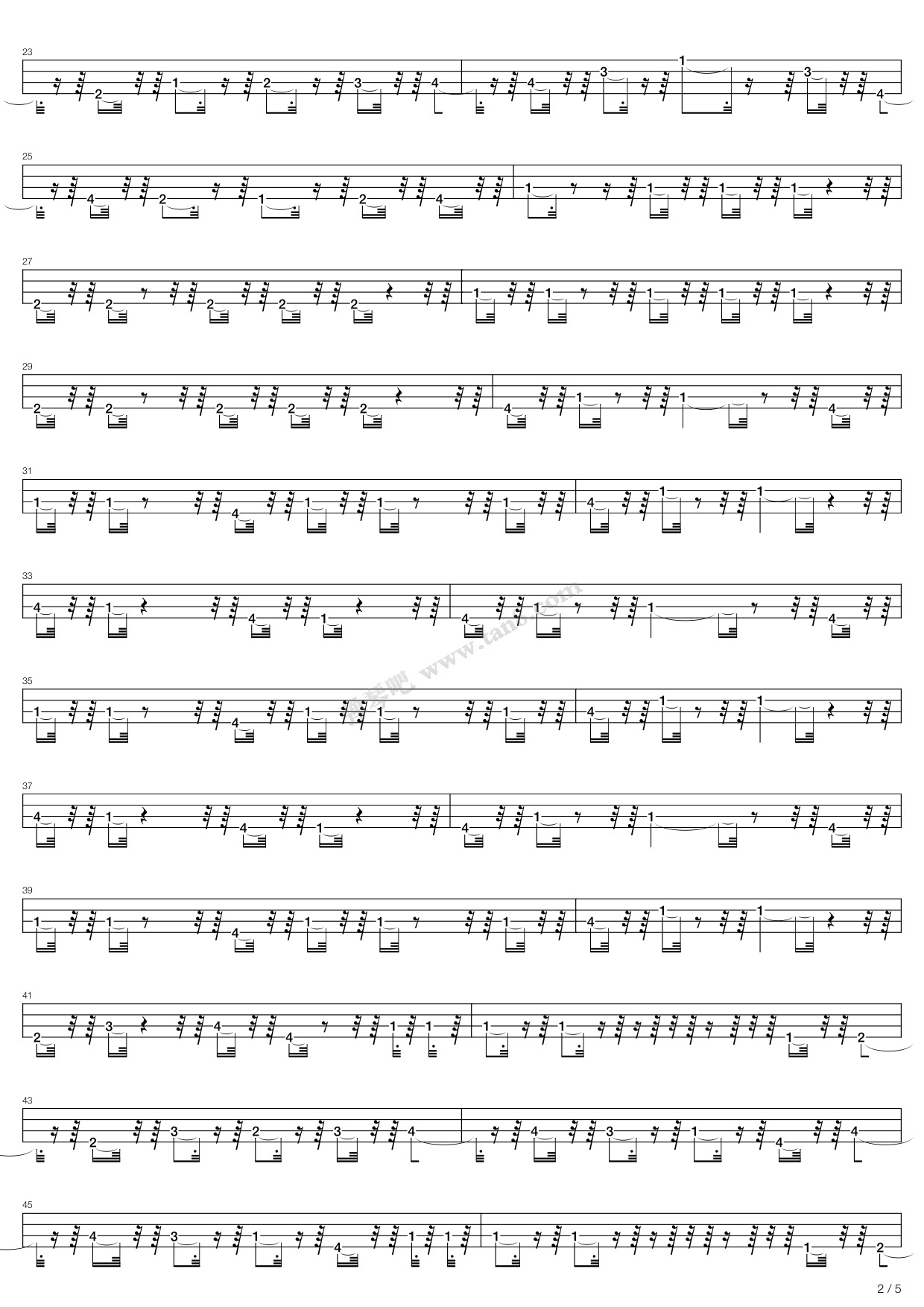 《Strutter》,Kiss（六线谱 调六线吉他谱-虫虫吉他谱免费下载