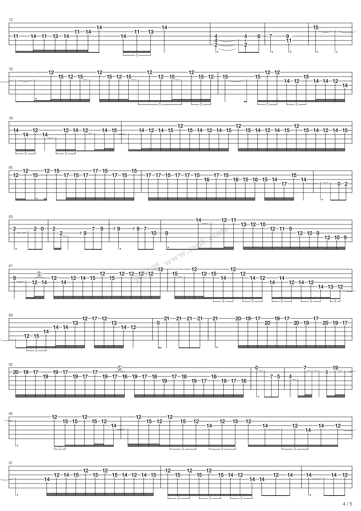 Blue 吉他谱-虫虫吉他谱免费下载