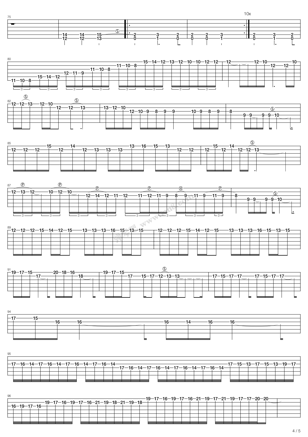 Freezing Moon 吉他谱-虫虫吉他谱免费下载