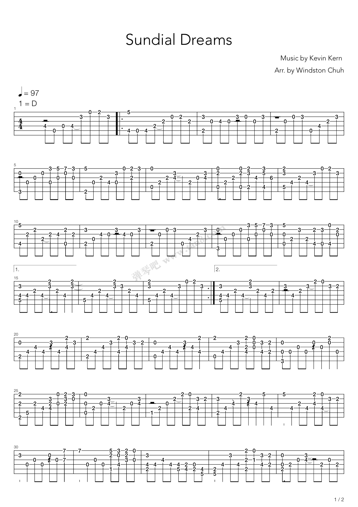 sundialdreams简谱-千图网