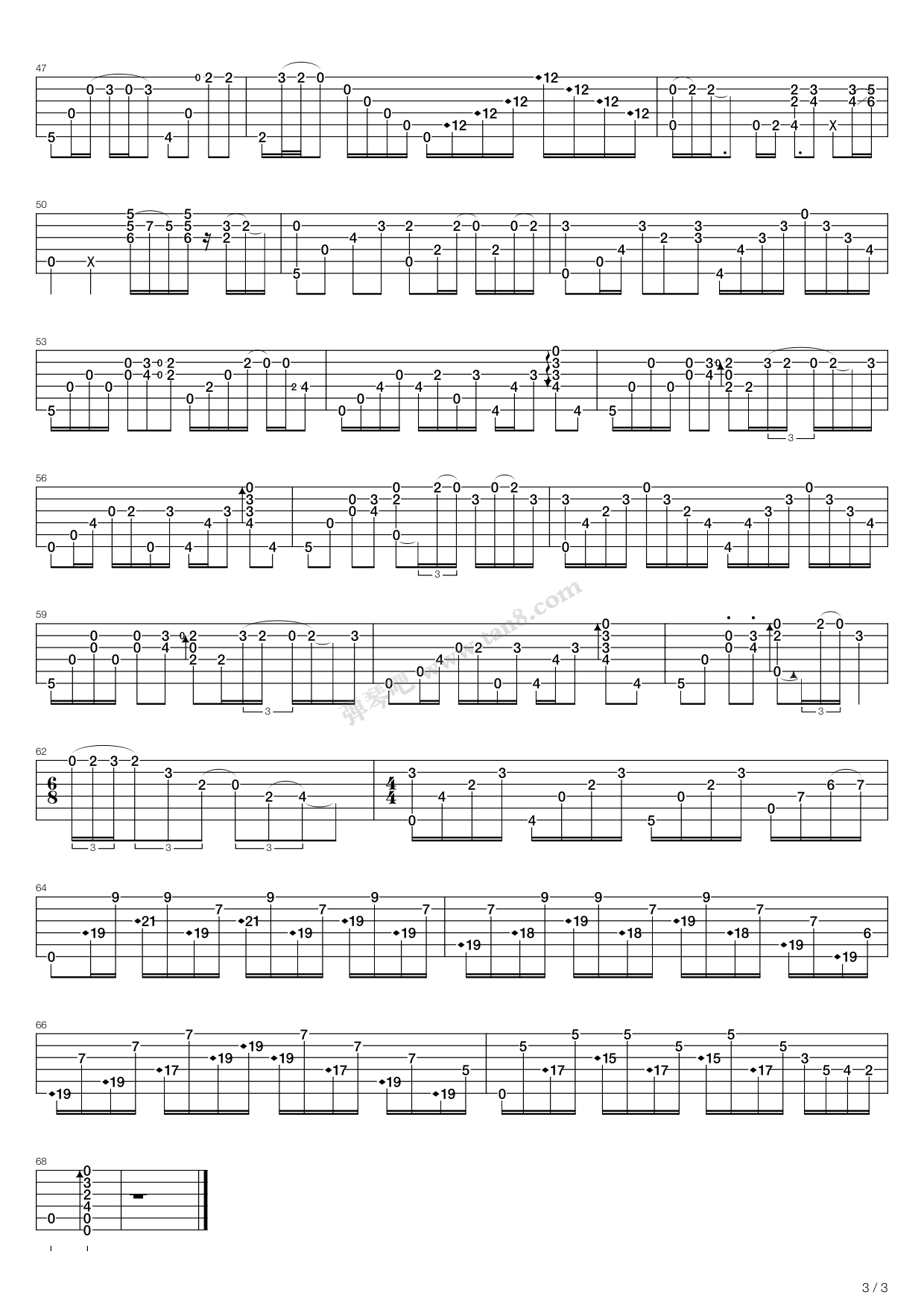 Imagine 吉他谱-虫虫吉他谱免费下载