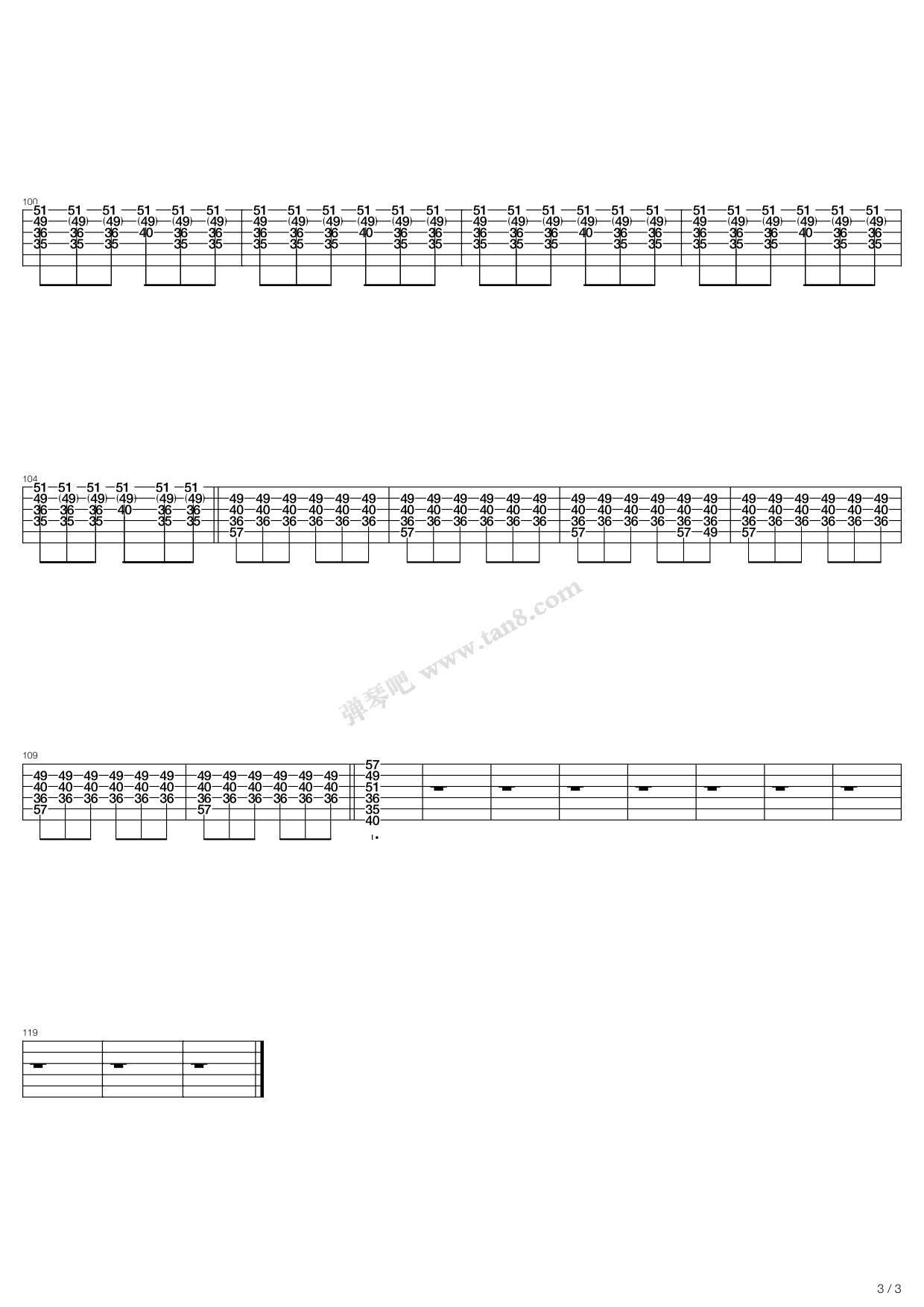 《Twisted Logic》,Coldplay（六线谱 调六线吉他谱-虫虫吉他谱免费下载