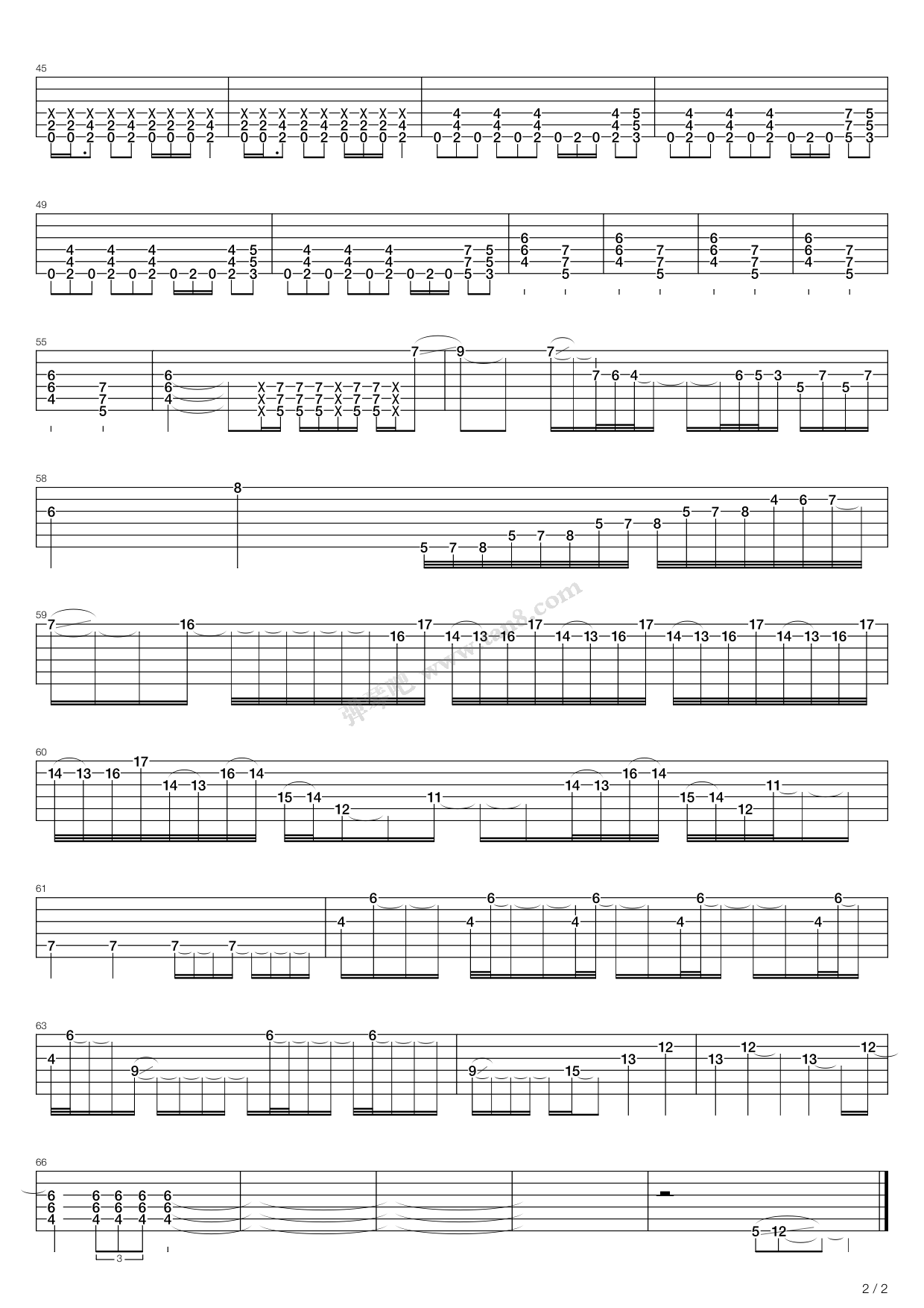 《Good Time》,Beyond（六线谱 调六线吉他谱-虫虫吉他谱免费下载